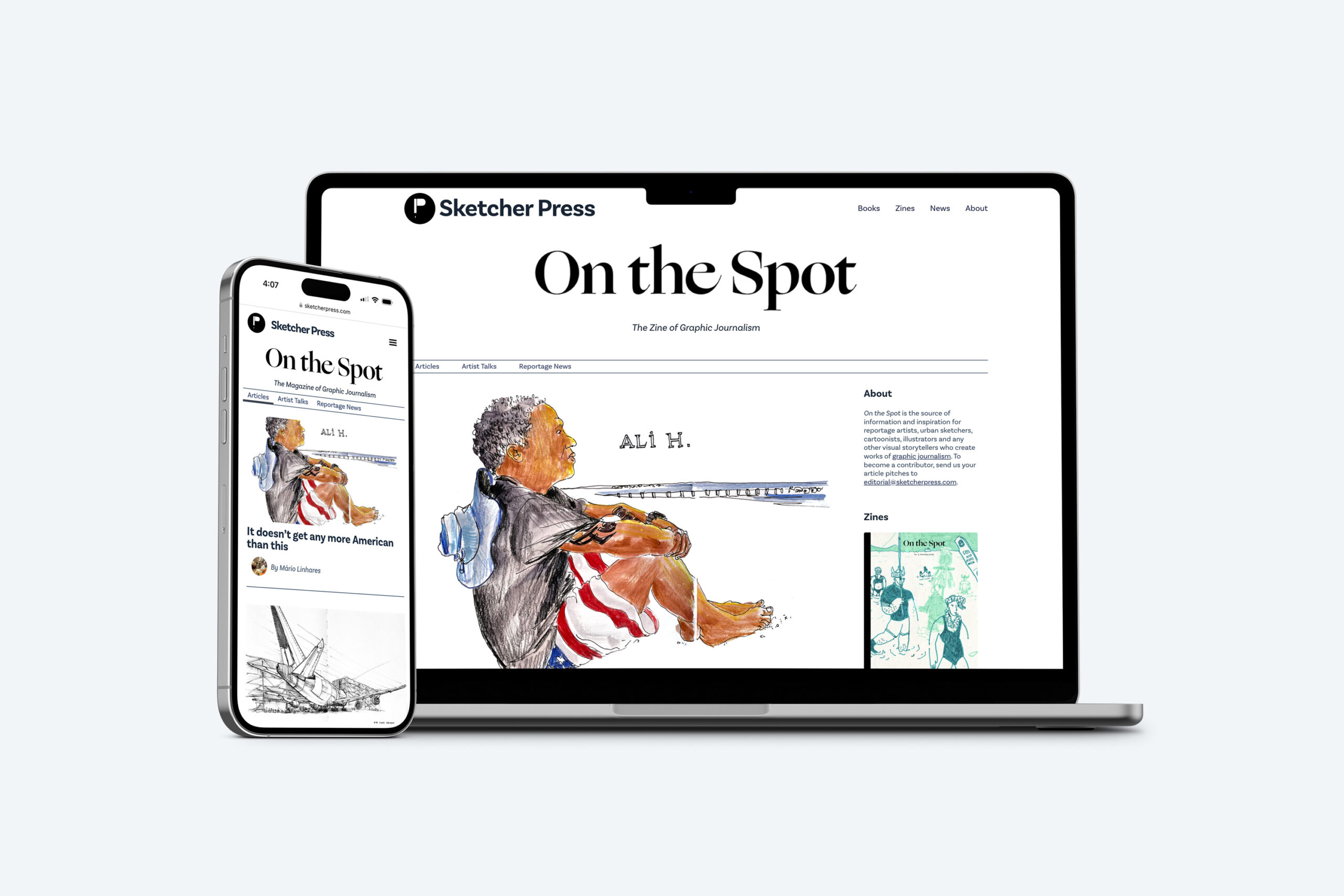 On the Spot digital subscription - Sketcher Press